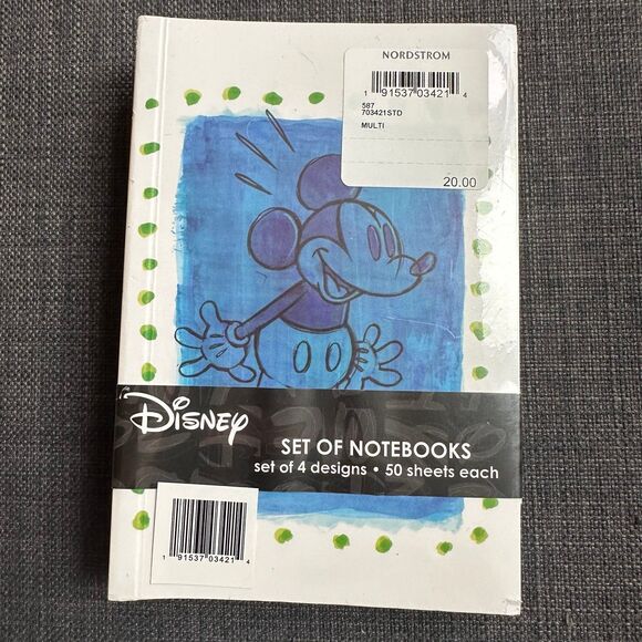Disney | Office | Disney Office Set Of 4 Notebooks Mickey Mouse | Poshmark